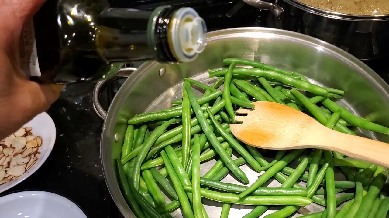 Ejotes con Tocino y Almendra - YouTube