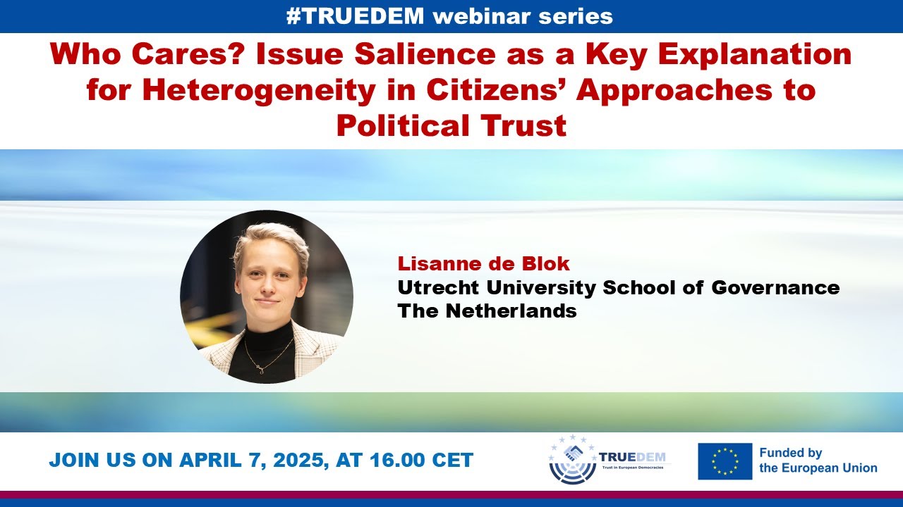 Issue Salience as a Key Explanation for Citizens’ Approaches to ...