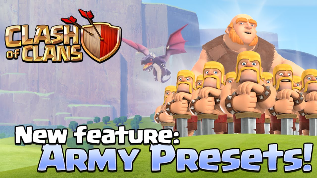 Clash Of Clans Update: ALL NEW TROOP TRAINING [Quick Train Feature ...