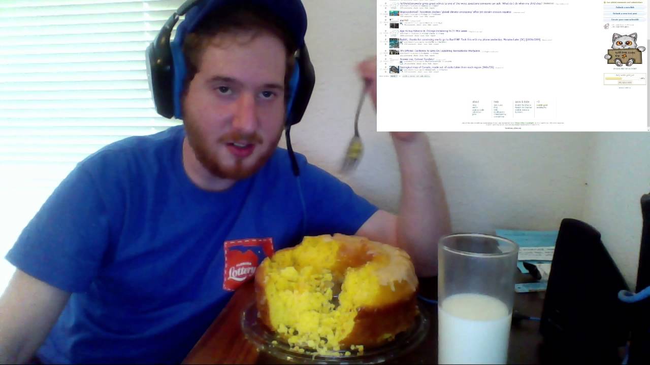Twitch Social Eating - So I Ate Half A Cake Again - YouTube