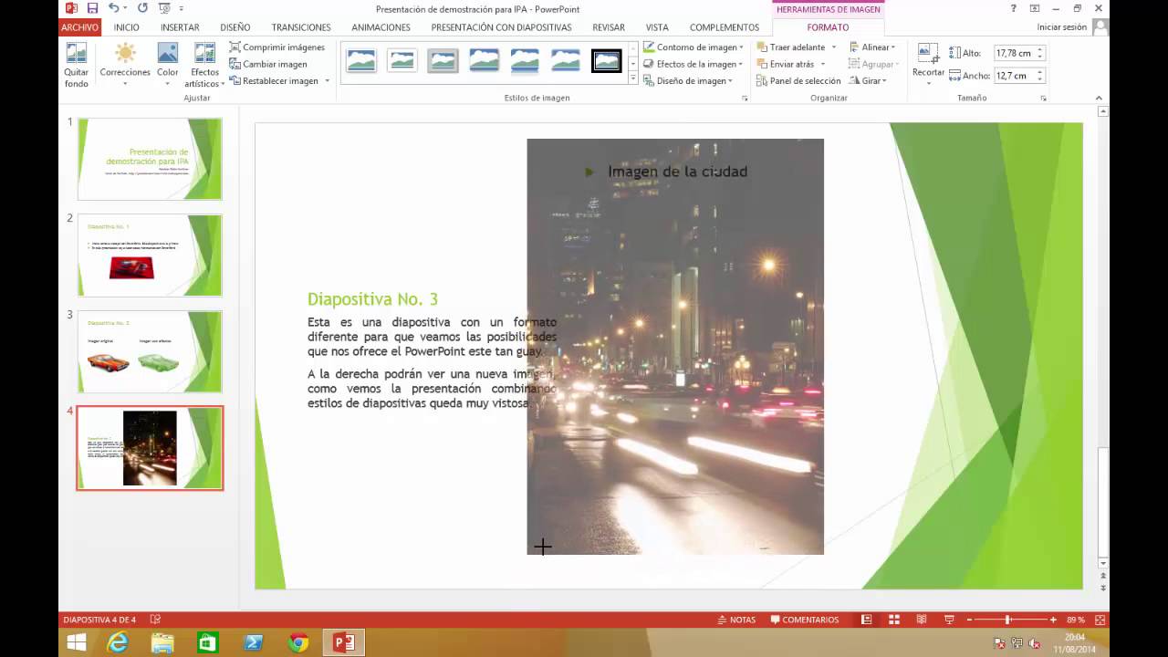 PowerPoint - Trabajar con estilos de diapositivas - YouTube