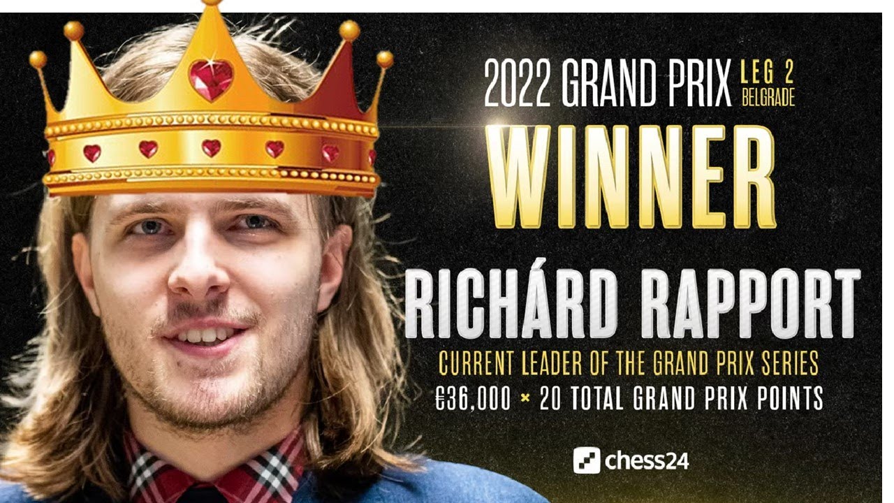 Richard Rapport Juara FIDE Grand Prix Belgrade 2022 - YouTube