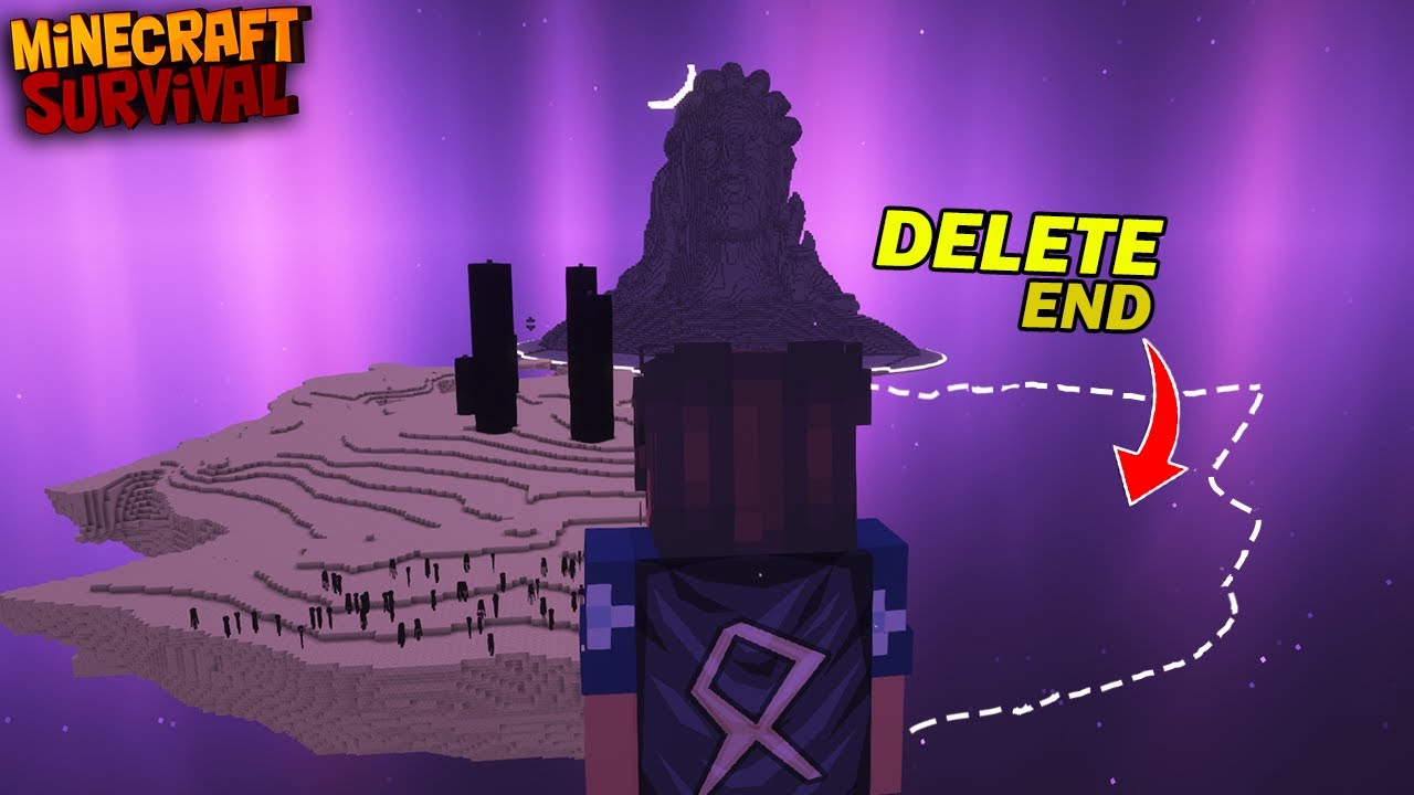 I Removed Whole END ISLAND in Minecraft Survival - YouTube