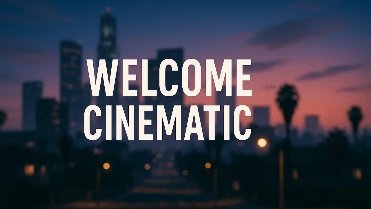 FiveM - WELCOME CINEMATIC SCRIPT - YouTube