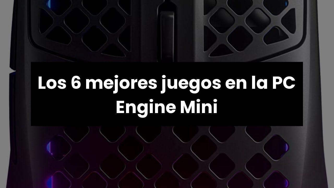 【PC ENGINE MINI】Los 6 mejores juegos en la PC Engine Mini 🔥 - YouTube