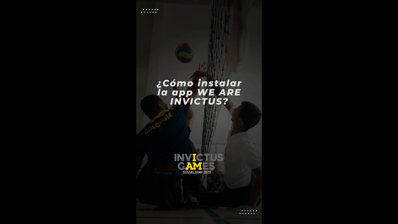 ¿Cómo registrarse en la app WE ARE INVICTUS? - YouTube