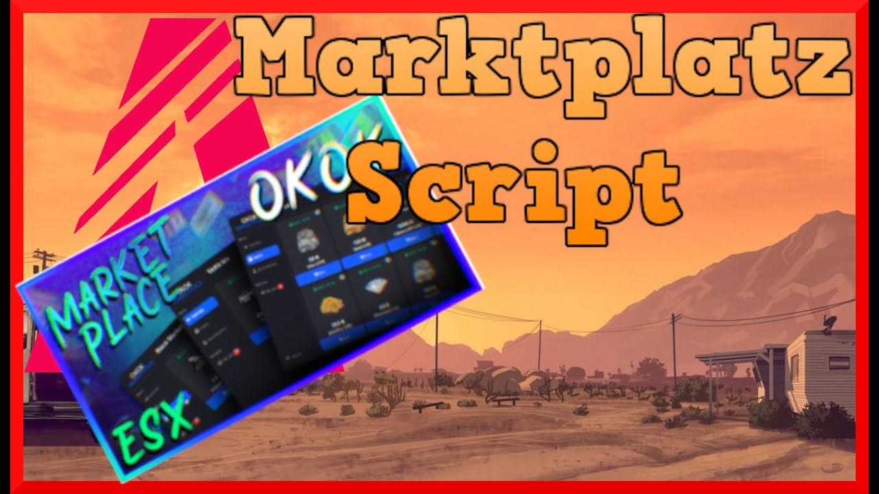 Fivem coole Scripts // Marktplatz für alle // okok Marketplace - YouTube