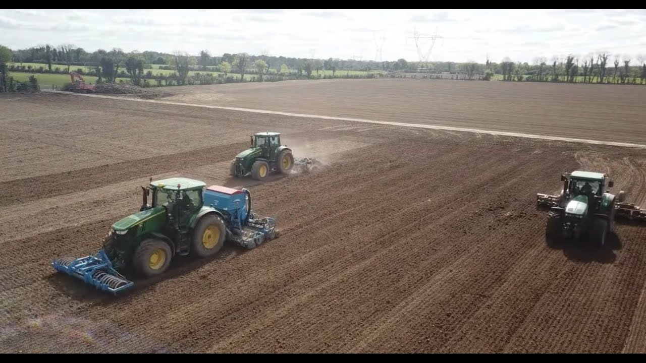 Discing, Sowing and Rolling - Sowing 2019 - GoPro HD - YouTube