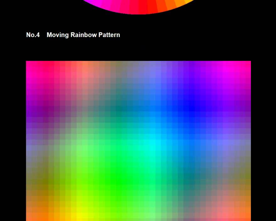 Moving Art No.3 - Rainbow Color Animation - YouTube