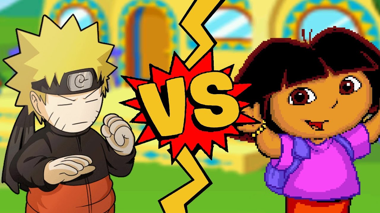 M.U.G.E.N. Battles | Raruto Zumomaki vs Dora | Raruto Sisepuede vs Dora the Explorer - YouTube