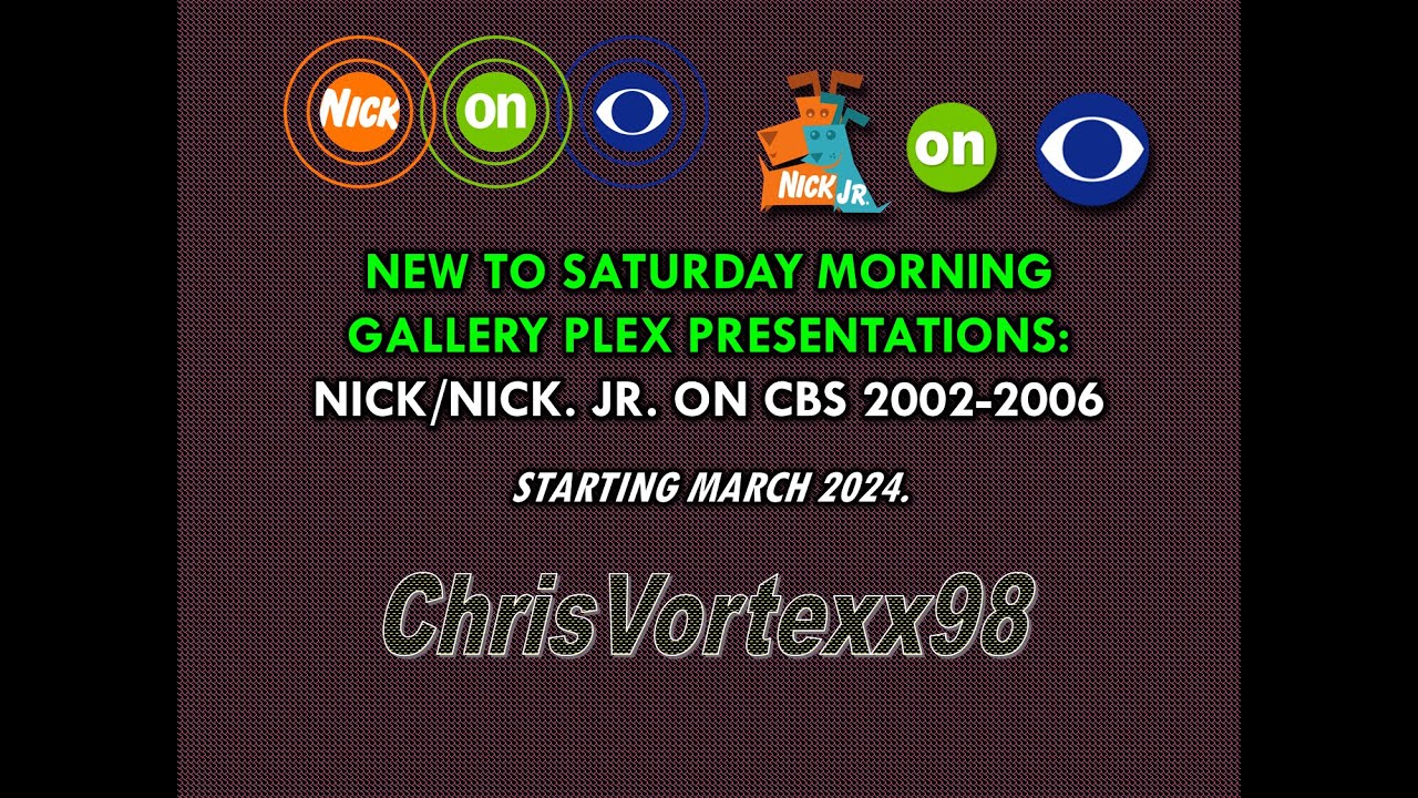 Nick/Nick Jr. On CBS Saturday Morning Recording Search - YouTube