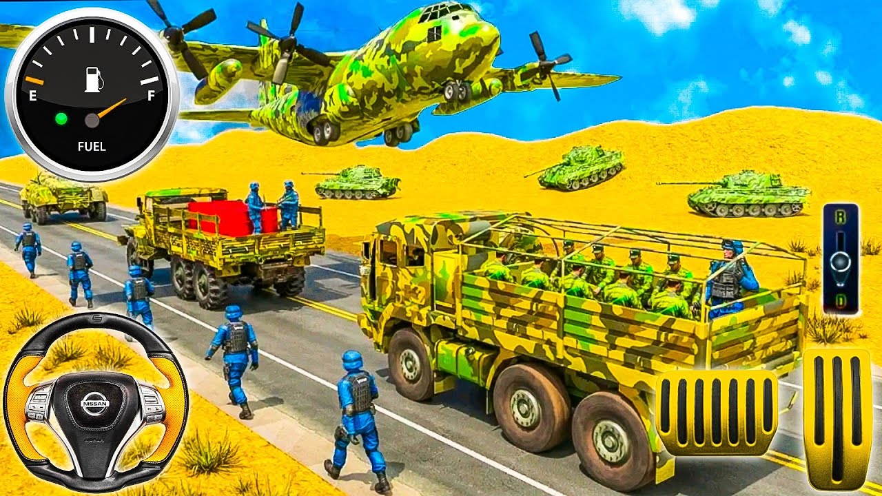 Army Cargo Vehicle Transport - Simulator- Android GamePlay - YouTube