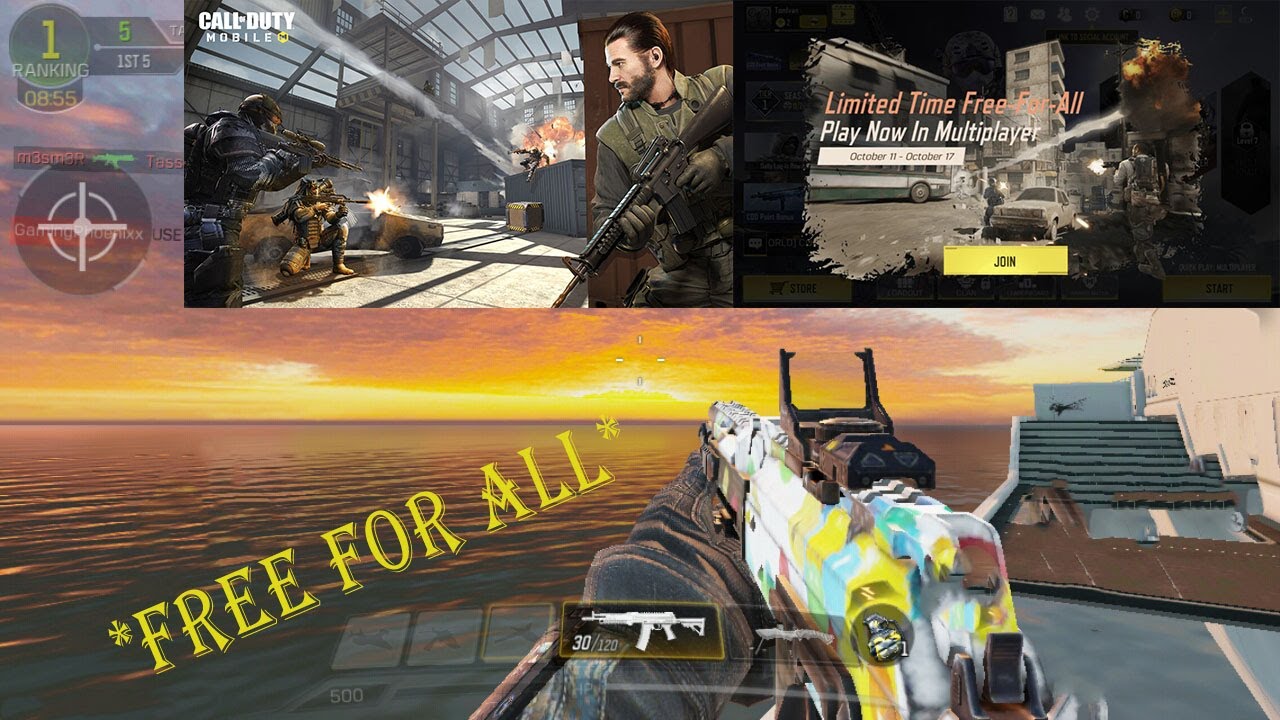 *Free for all* call of duty mobile - YouTube