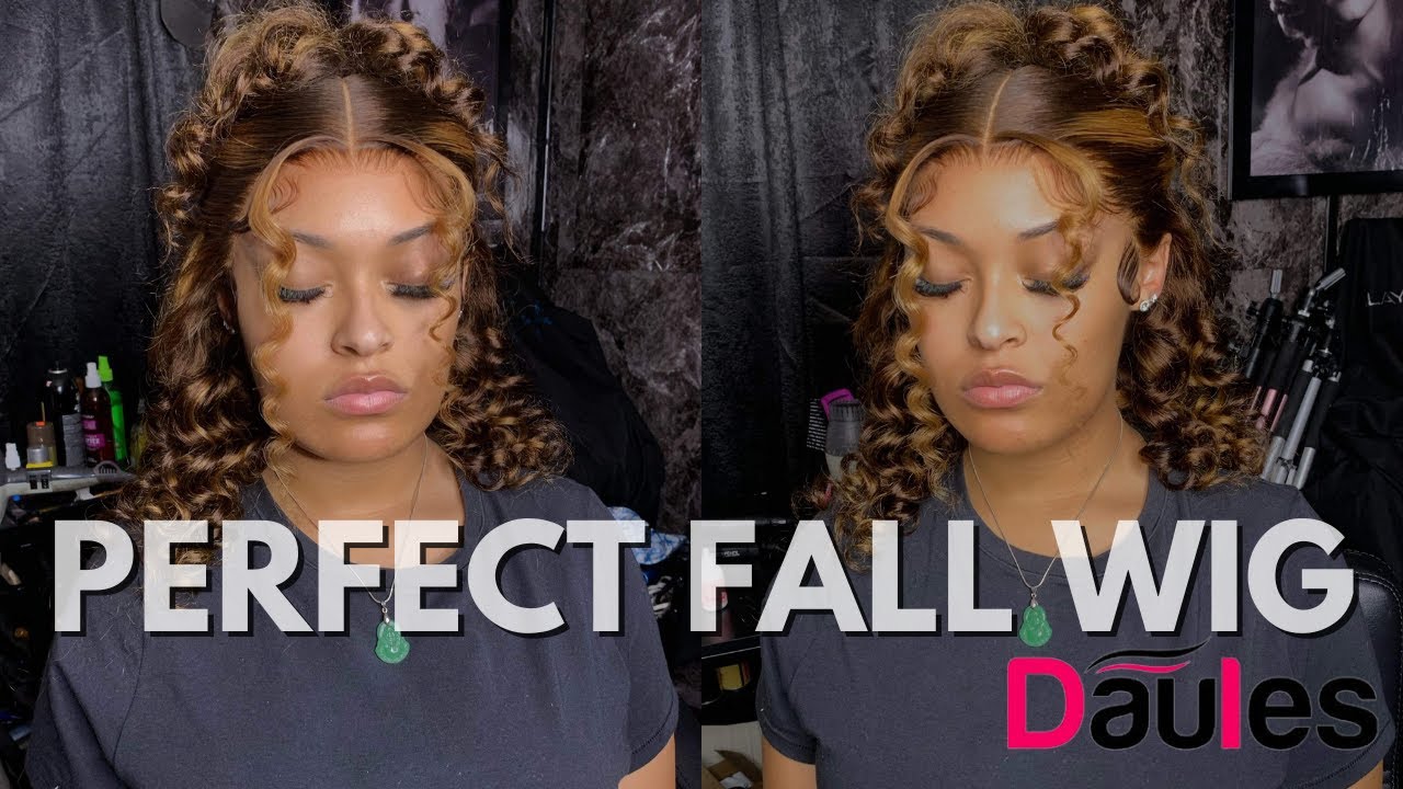 THE PERFECT HIGHLIGHTED WIG FOR FALL ft. DAULES HAIR - YouTube