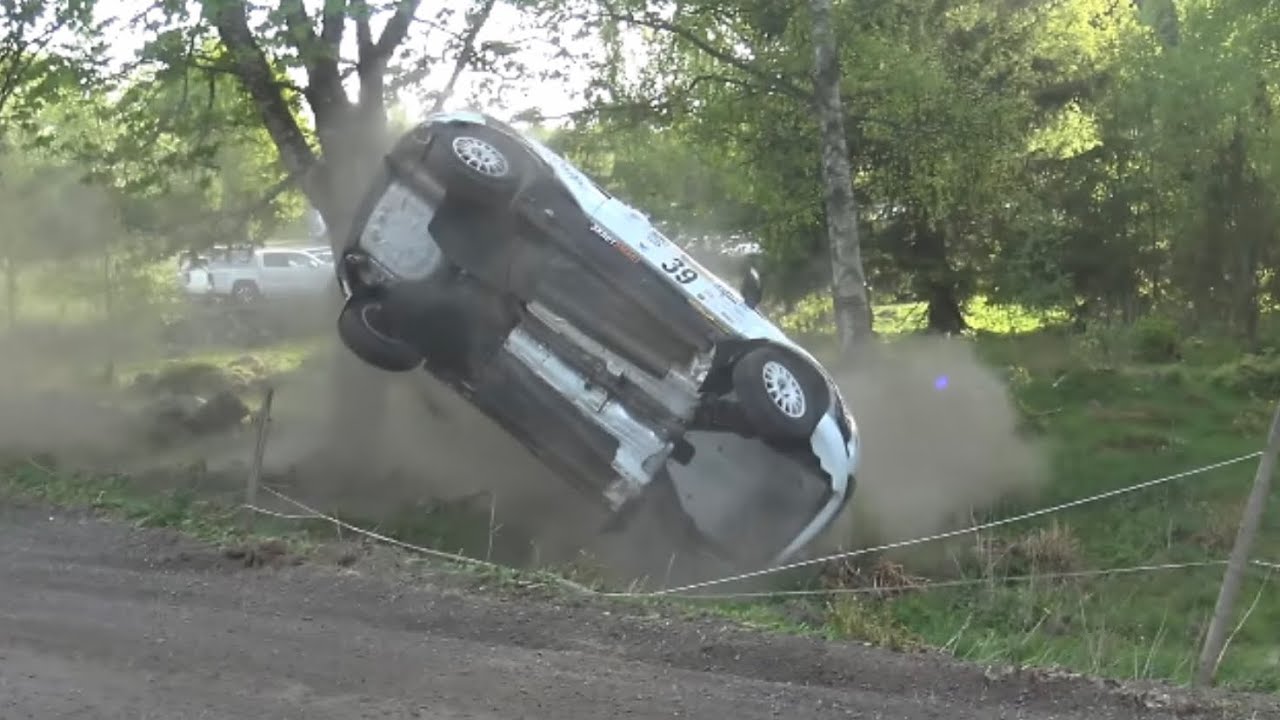 South Swedish Rally 2023 Roll,Crash & Action - YouTube