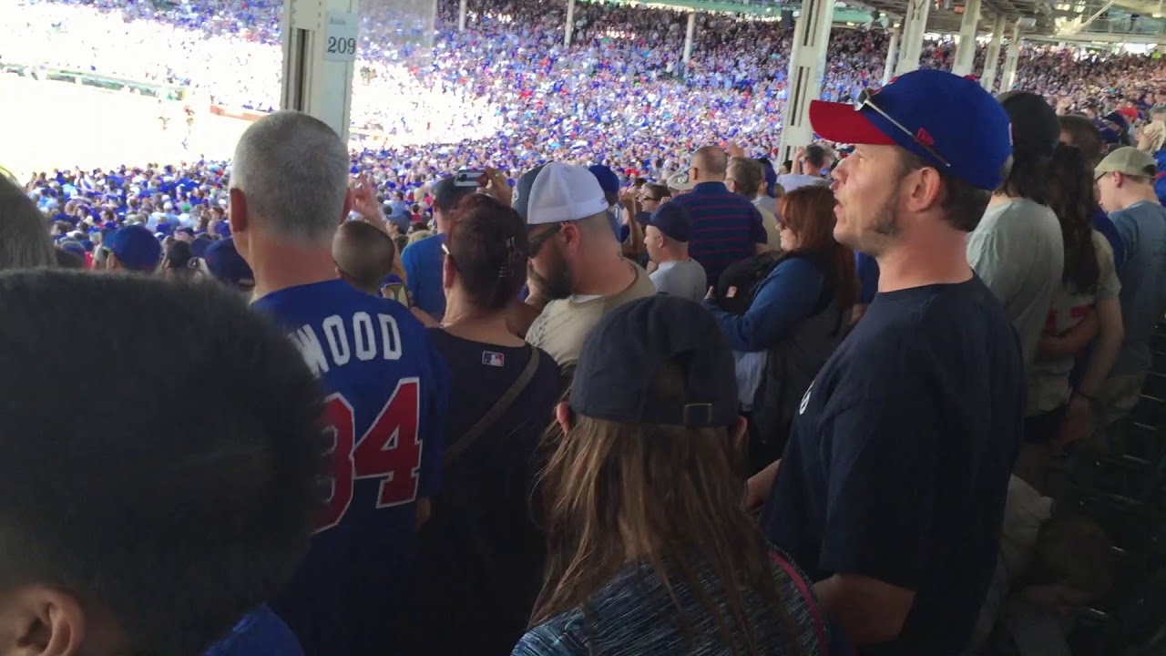 7th Inning Stretch at Wrigley with Eden and McKay - YouTube