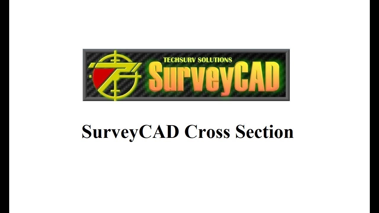 SurveyCAD - Cross section - YouTube