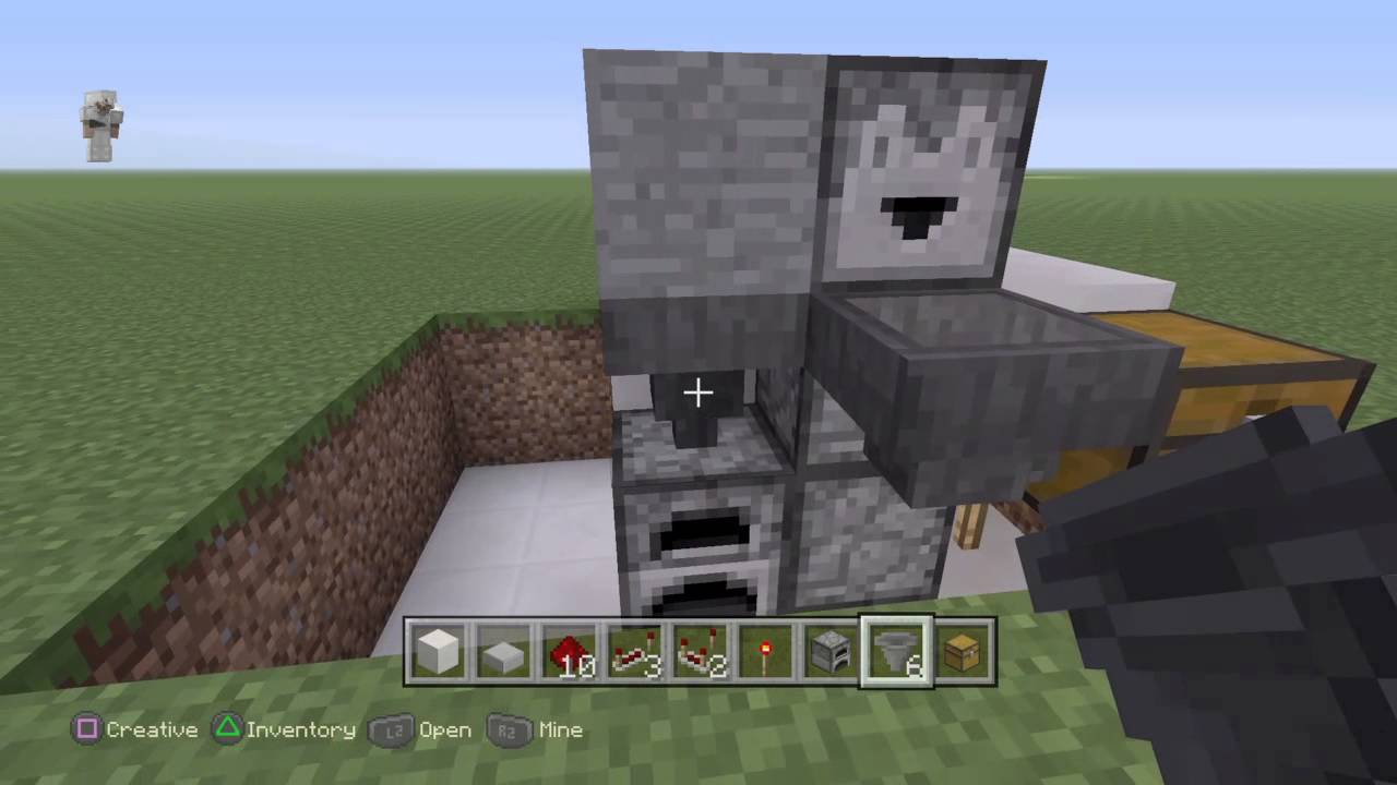 Minecraft PS4 Redstone Grill 1 - YouTube