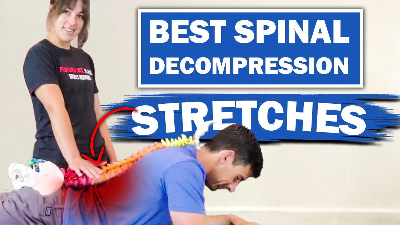 3 BEST Spinal Decompression Stretches To Do At Home UPDATE 2023 - YouTube