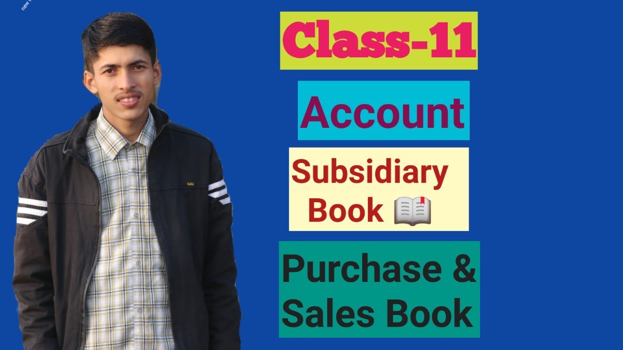class 11 account subsidiary book solution from old is gold (part 1 ...