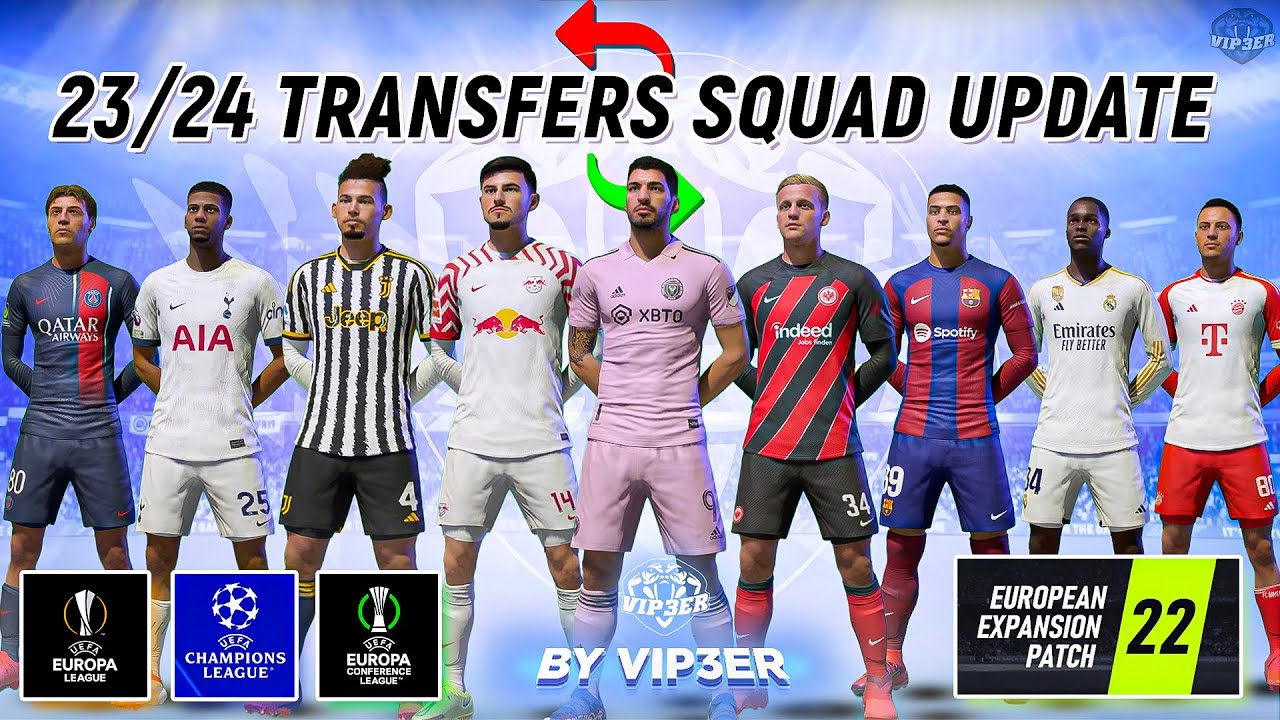 EEP 23/24 Winter Squad Update V1 For FIFA 22 (EA FC 24 Ratings, New ...