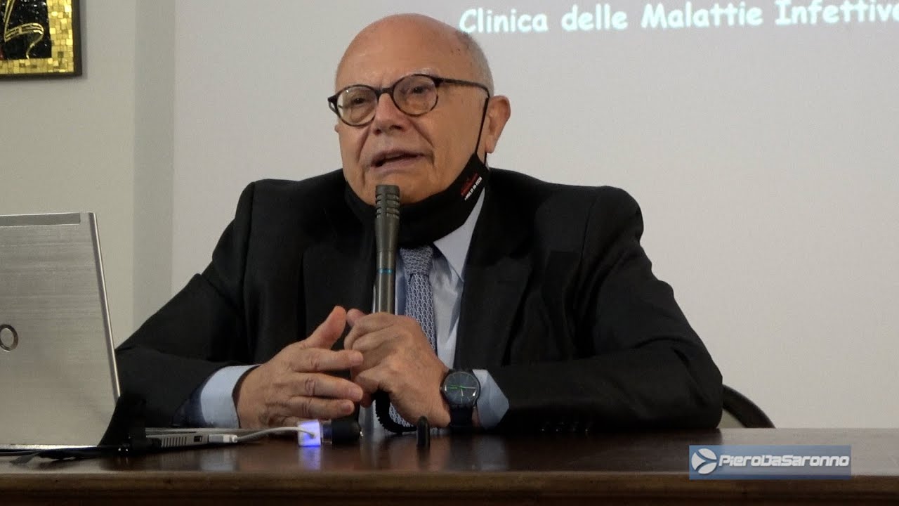Il prof. Massimo Galli all' Istituto Prealpi di Saronno - YouTube