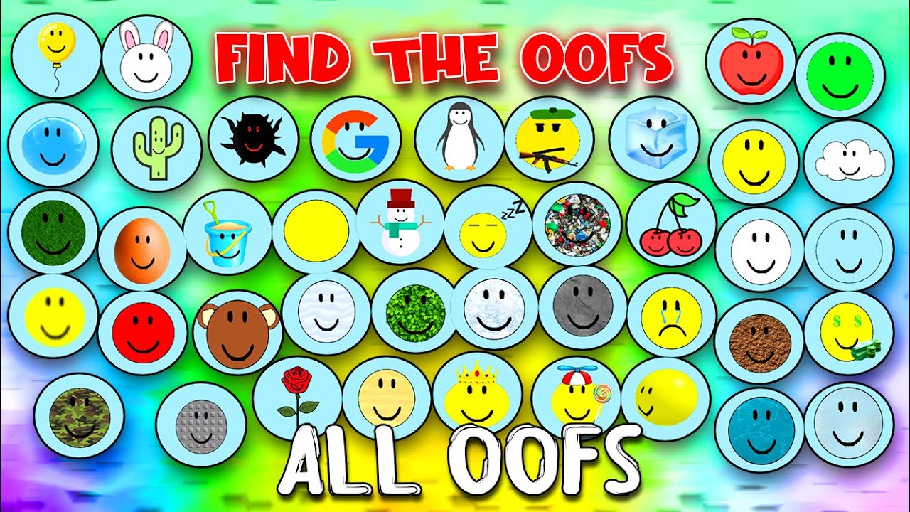Find The Oofs - ALL Oofs [Roblox] - YouTube