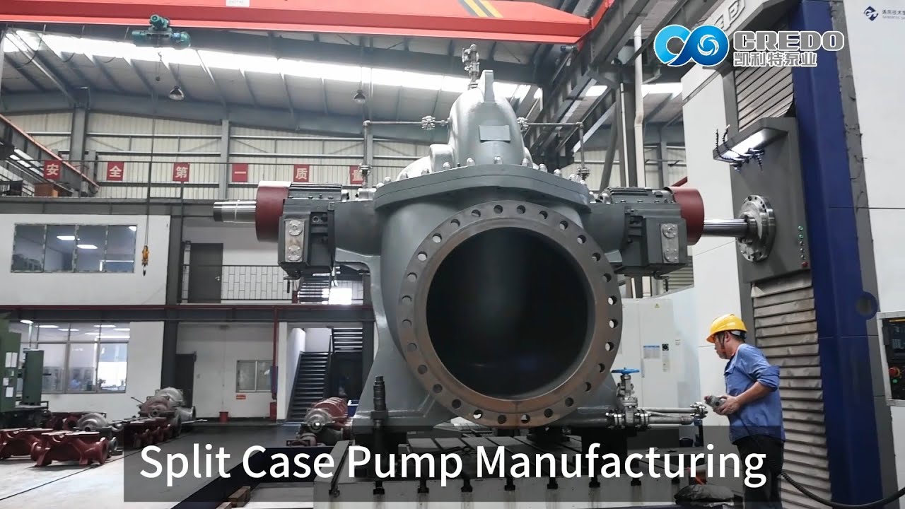 Split Case Pump Manufacturing - YouTube