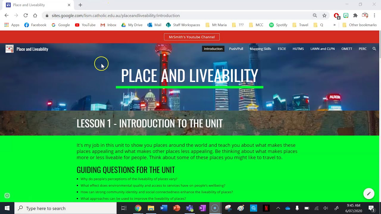 Introduction to Liveability - YouTube