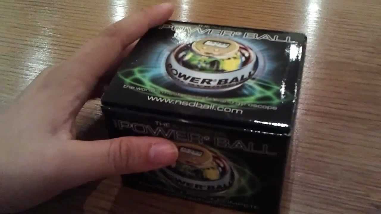 PowerBall Neon Blue Pro unpaking and start - YouTube