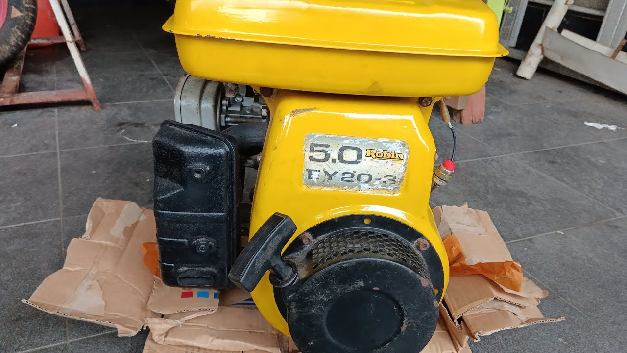 mesin Robin 5.0 EY 20-3 original Japan - YouTube