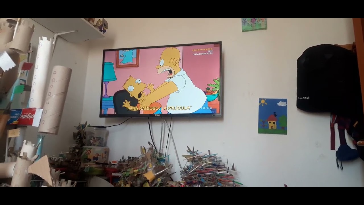 Los simpson de papa rabioso - YouTube