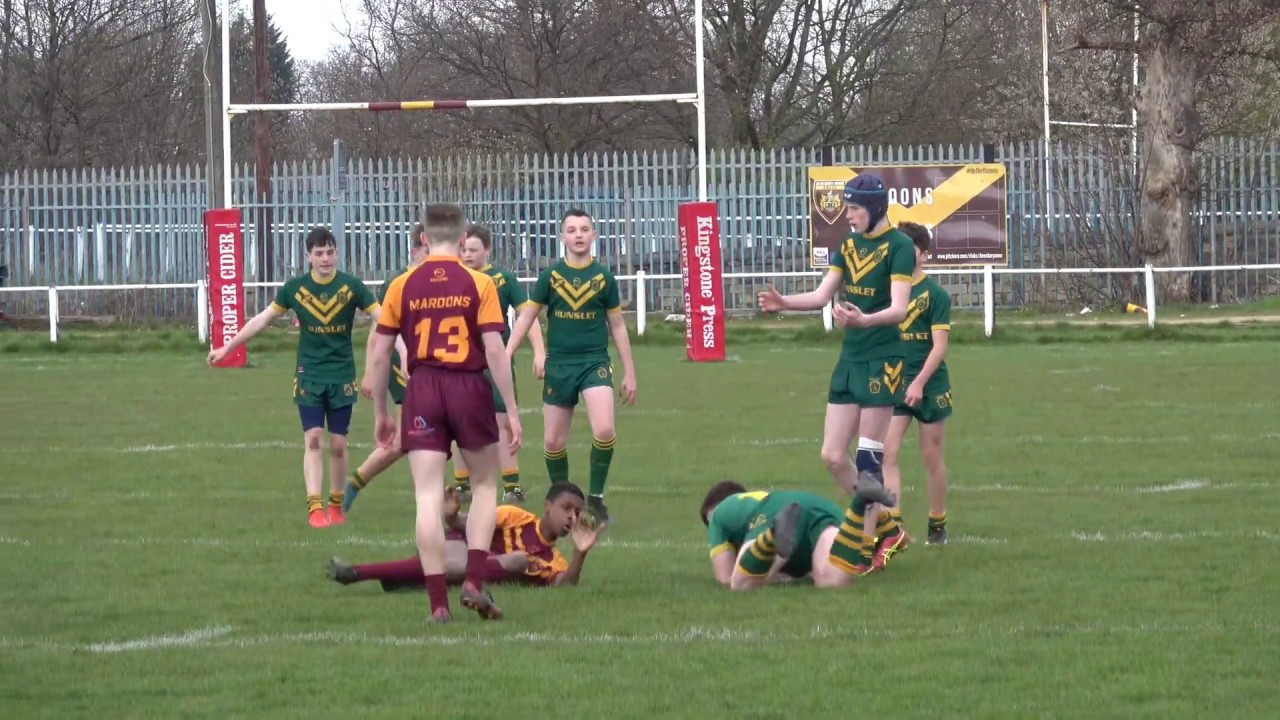 HUNSLET CLUB PARKSIDE V DEWSBURY MOOR 13 04 2019 (U13 SEASON) - YouTube