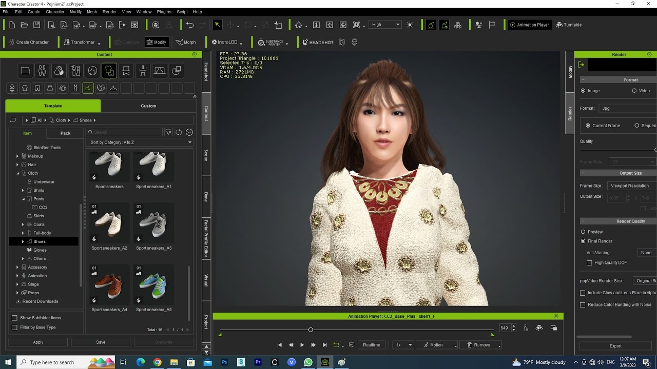 CC4.2 create avatar for iclone 8.2 - YouTube