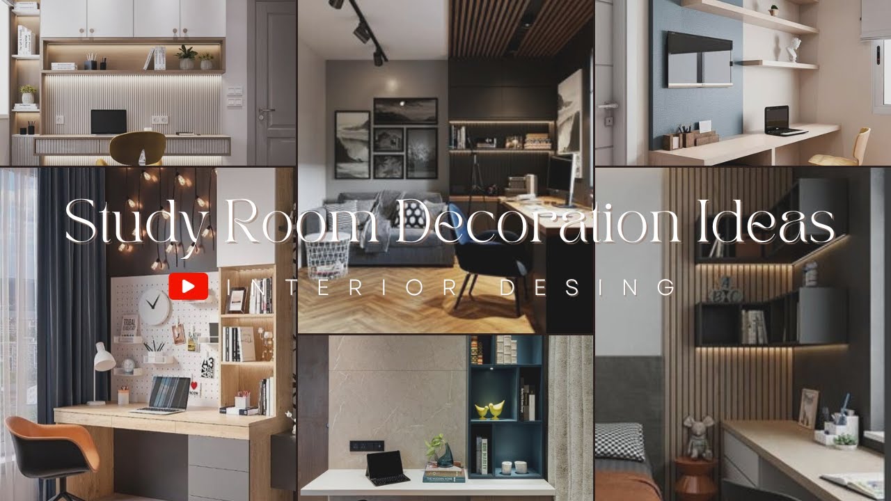 Modern Study Room Decoration Ideas | Comfortable Study Room Ideas ...