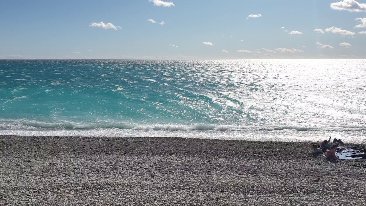 NICE (FR) main beach - YouTube