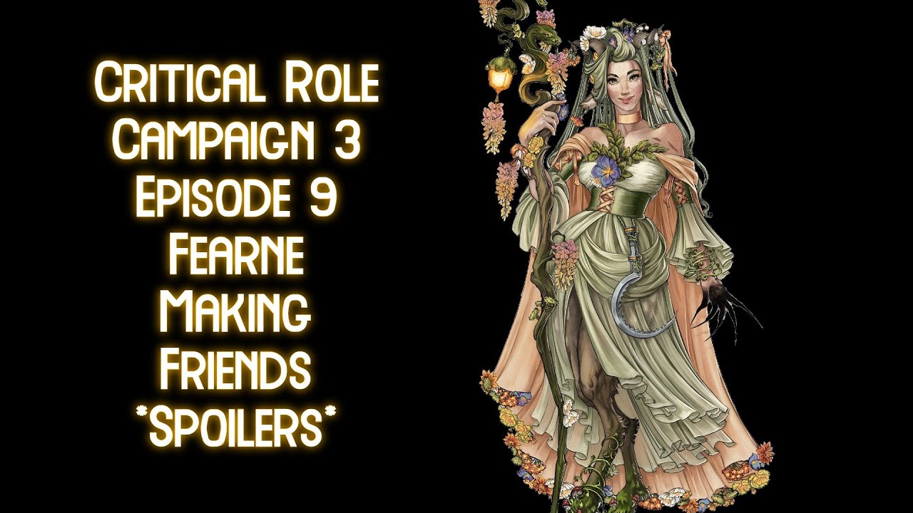 Fearne Stealing the Show and Making all the Friends! | Critical Role ...