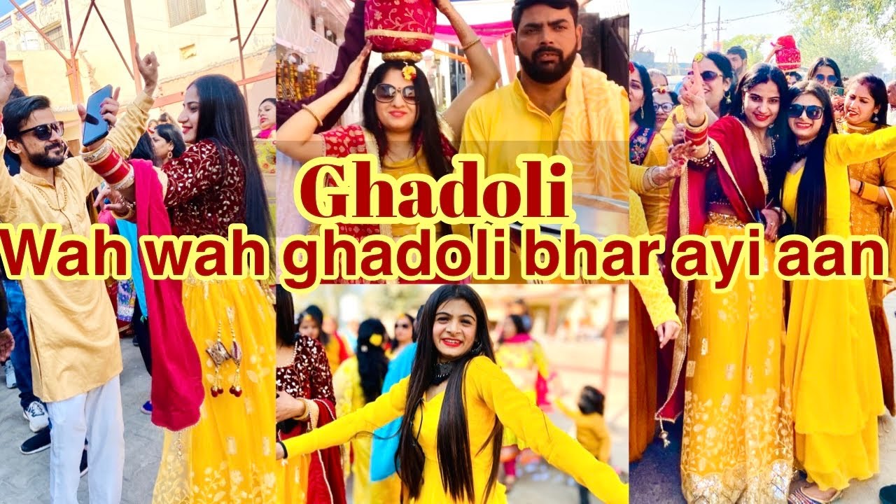 Ghadoli Ceremony💛| Wah wah ghadoli bhar ayi aan | Veere Di Wedding.🎉 ...