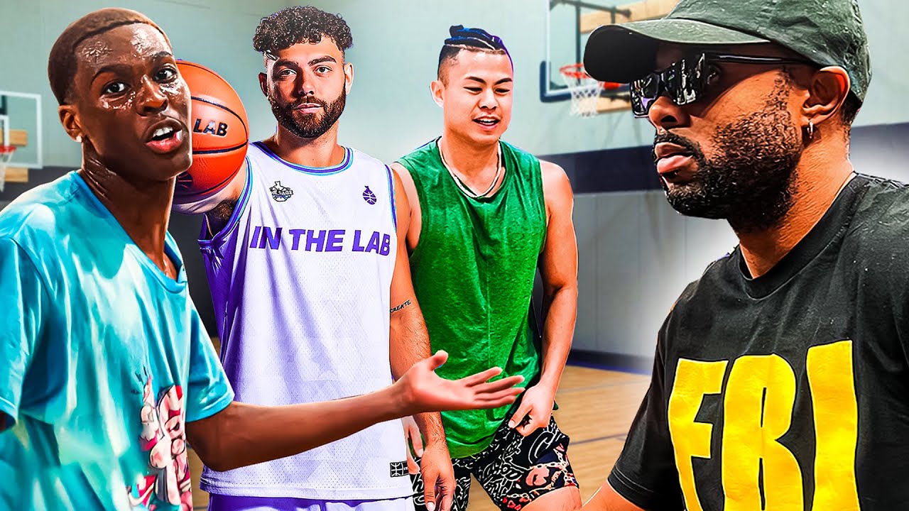 High Intensity 3v3 Basketball with Friga, Jlew & DevInTheLab! - YouTube