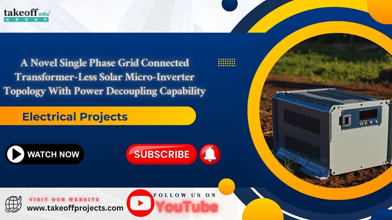 A Novel Single Phase Grid Connected Transformer Less Solar Micro ...