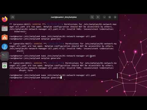 Permissions for /etc/netplan/01-network-manager-all.yaml are too open Netplan configuration ...
