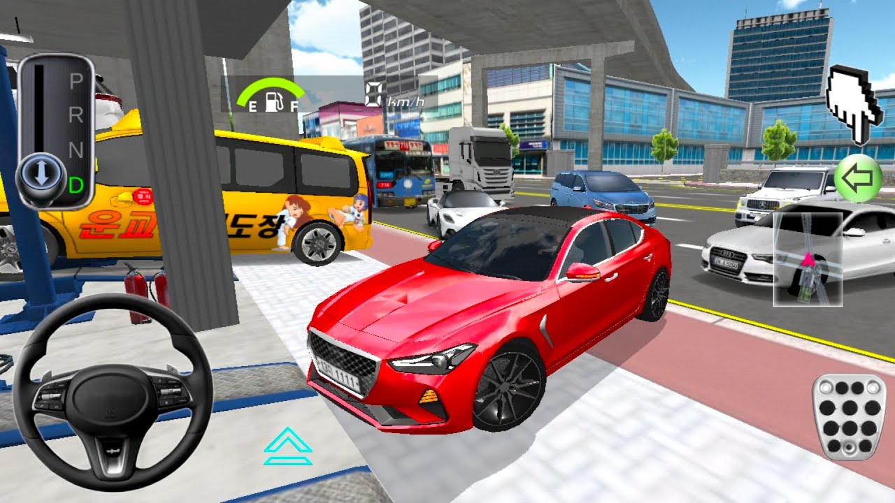 New Red Car Lot in Service Center - 3D Driving Class Gameplay - Android ...