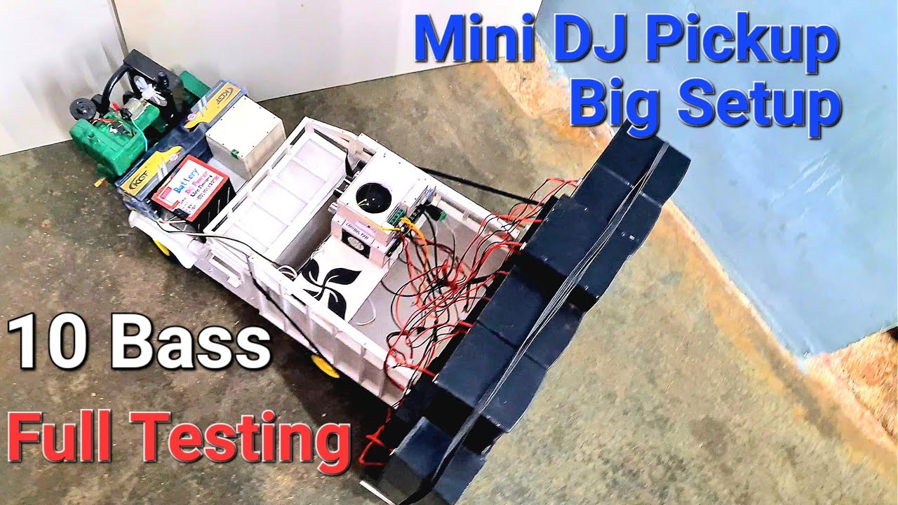 Mini DJ Pickup Big Setup 10 Bass - YouTube