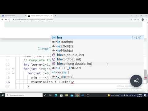 Printing Pattern Using LOOPS || HackerRank Solution - YouTube