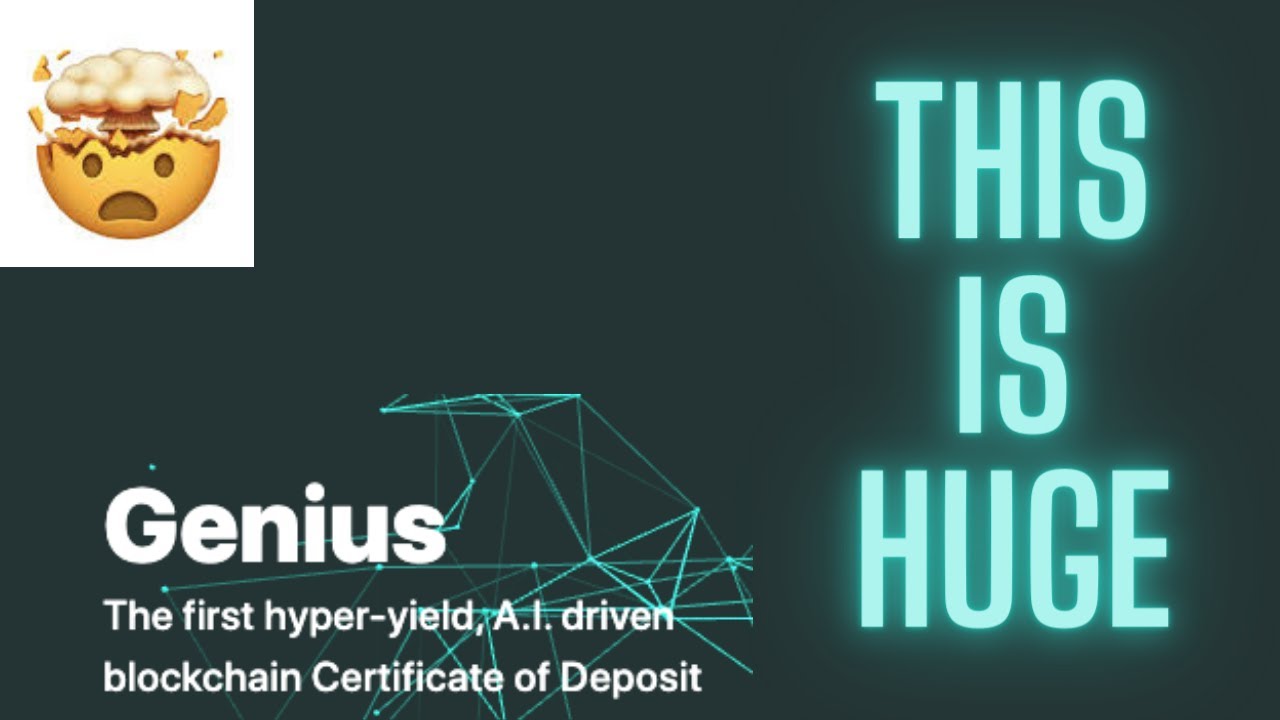 #GENIUS TOKEN A HIGH YEILD #COD PAYING MY FUTURE SELF!!!! - YouTube