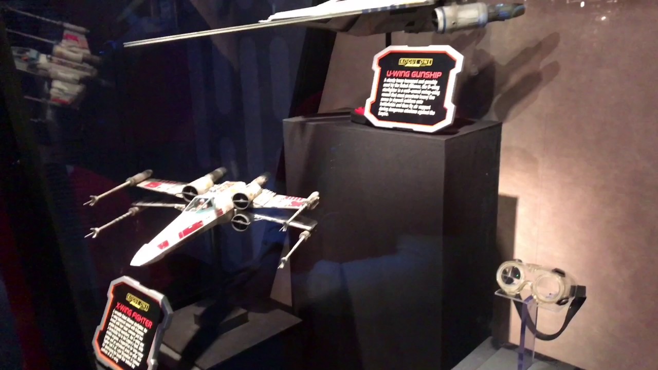 (4K) Rogue One Props and Costumes in Disneyland's Launch Bay [Anaheim ...