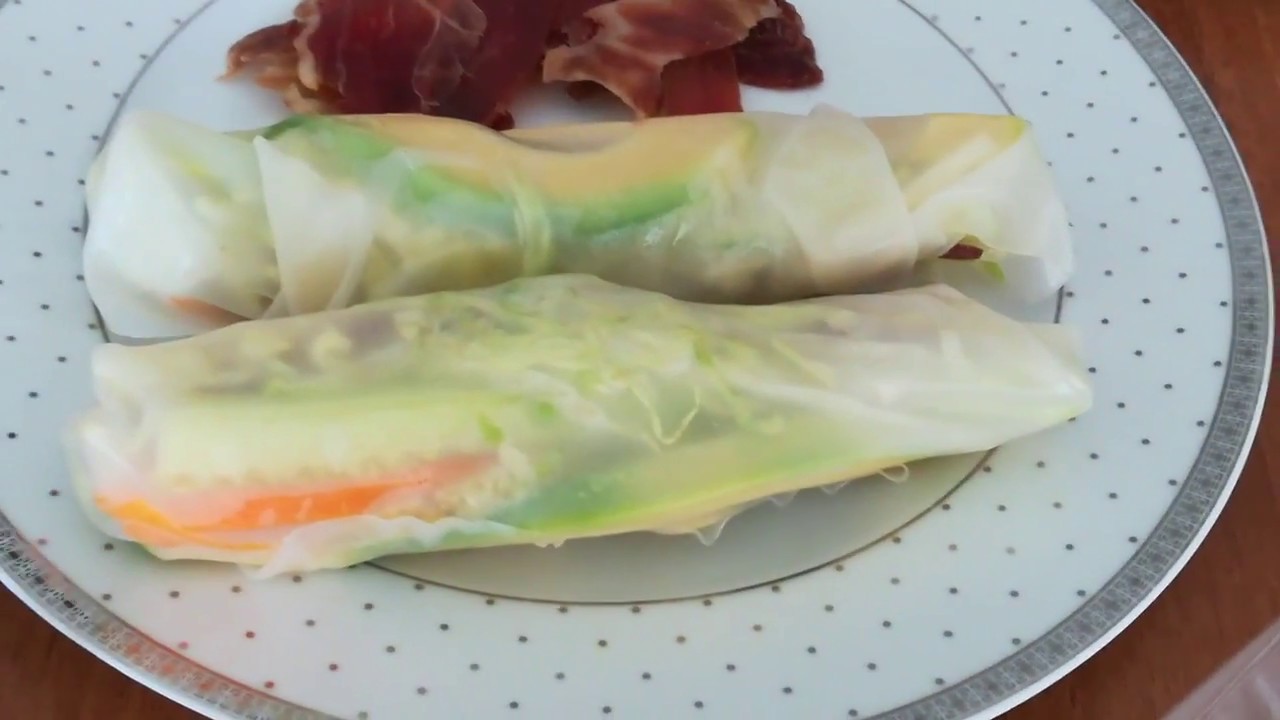 Pirinç Yufka Sarma Tarifi/ Rice Paper Wraps - YouTube