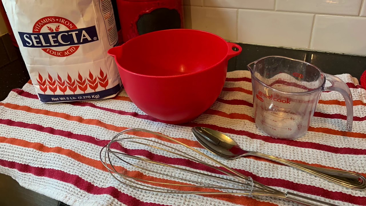 How to make engrudo for cartoneria - YouTube