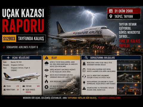 Uçak Kazası Raporu | 12. Sezon 3. Bölüm | Tayfunda Kalkış | Singapore Airlines Flight 006