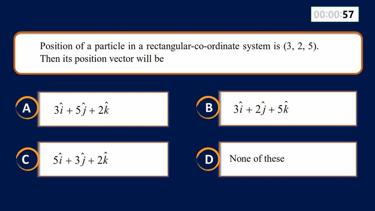Scalars and Vectors : Practice MCQs (level-I) for NEET, JEE - YouTube